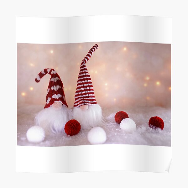 "Christmas Gnomes Photo" Poster for Sale by LowBrowContent | Redbubble