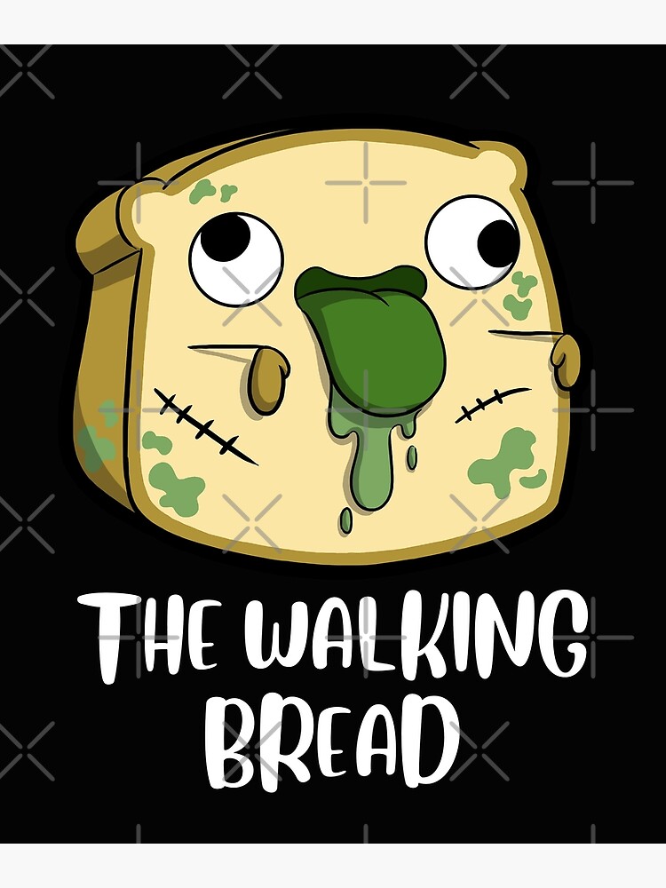 The Walking Bread Premium Matte Vertical Poster sold by Chris Cole ...