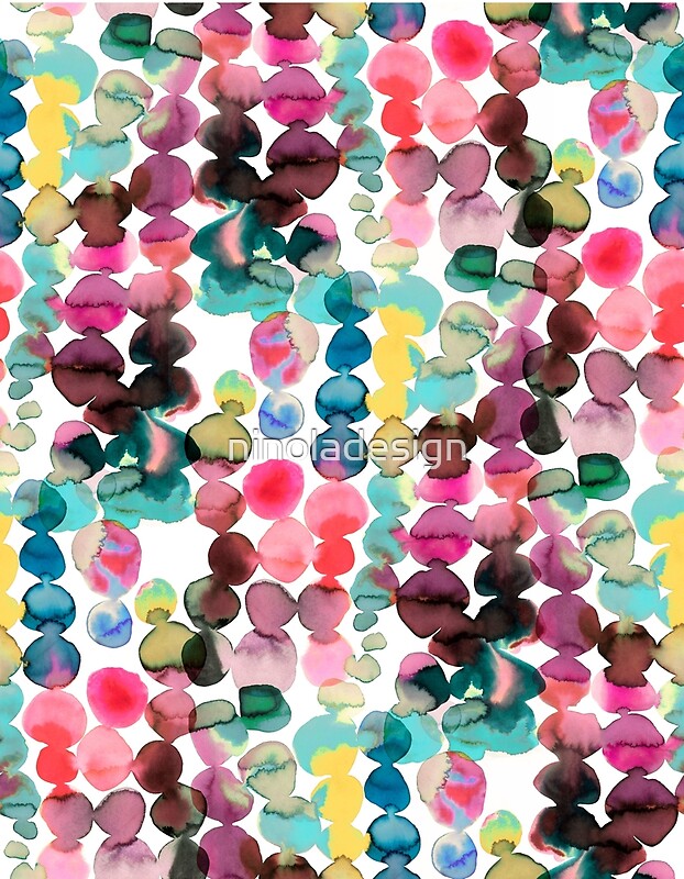 "Ink Bleeding Dots" by ninoladesign | Redbubble