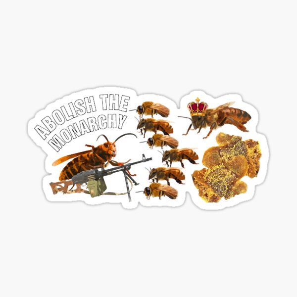"Abolish The Monarchy" Sticker for Sale by ThnahTuanbi | Redbubble