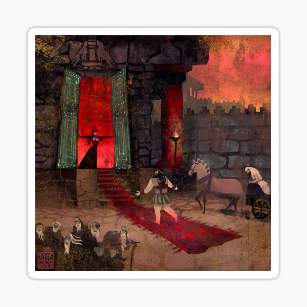 "Agamemnon #4 (Homecoming) " Sticker for Sale by tylermLockett | Redbubble
