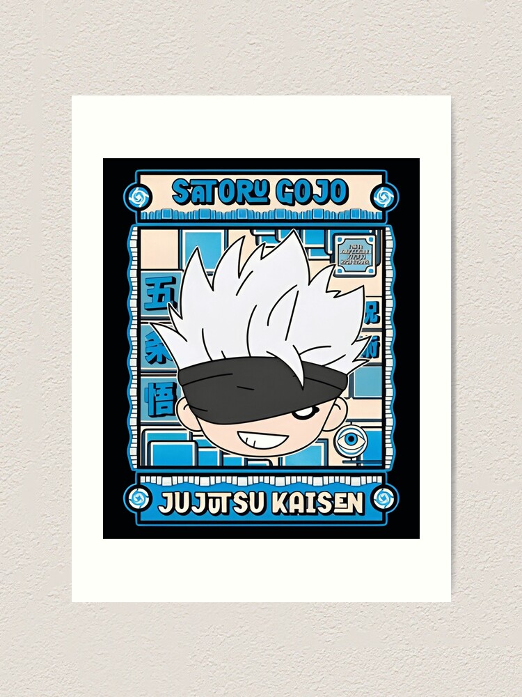 "Satoru Gojo face movie" Art Print for Sale by SylviaFritz | Redbubble
