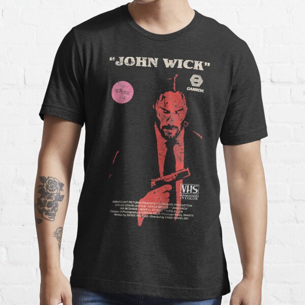 "John Wick VHS Essential T-" T-shirt for Sale by debbienwbert ...