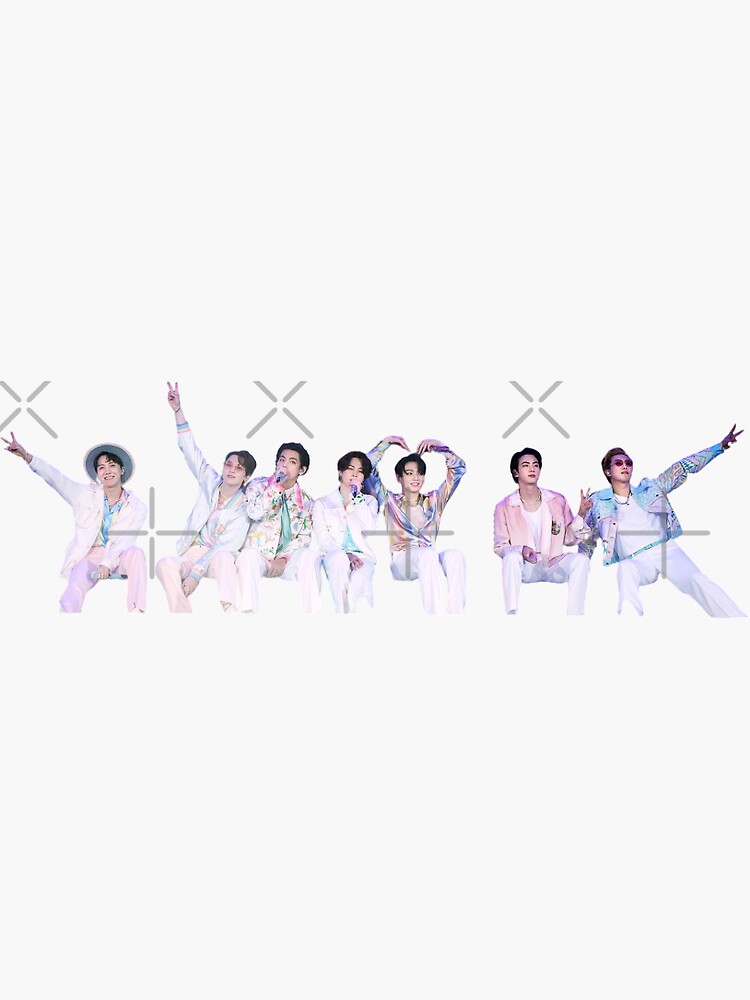 "BTS BUSAN CONCERT " Sticker for Sale by kanshi | Redbubble