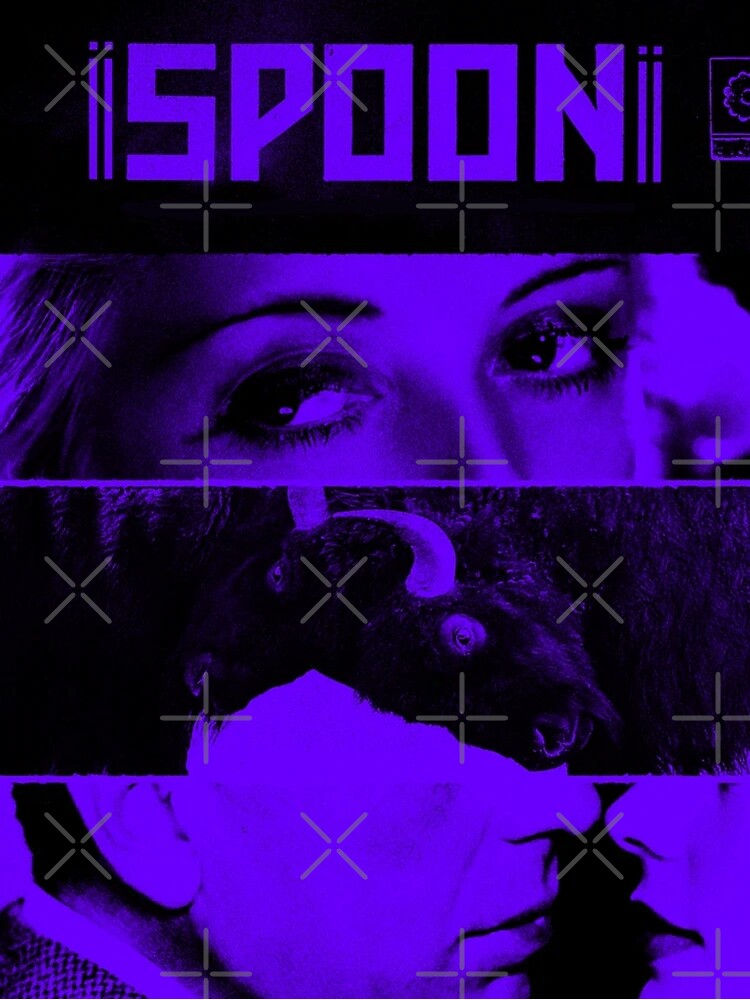 "Spoon - dark night music poster, original illustration for the ...