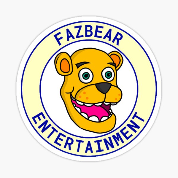 "Fazbear Entertainment logo" Sticker for Sale by GamerSketch | Redbubble