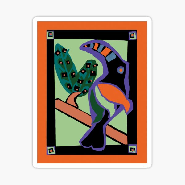 "Tooky Bird - Mali Dickson-Preston" Sticker for Sale by LondonderryArt ...