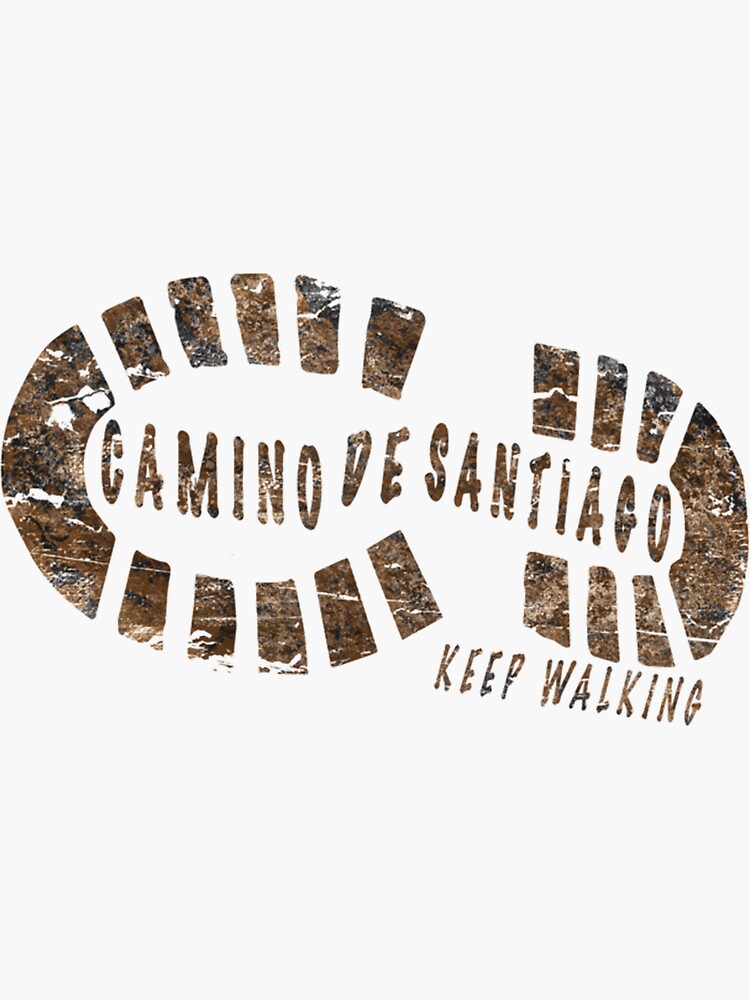 "Camino de Santiago - Keep walking " Sticker for Sale by reapercahab ...
