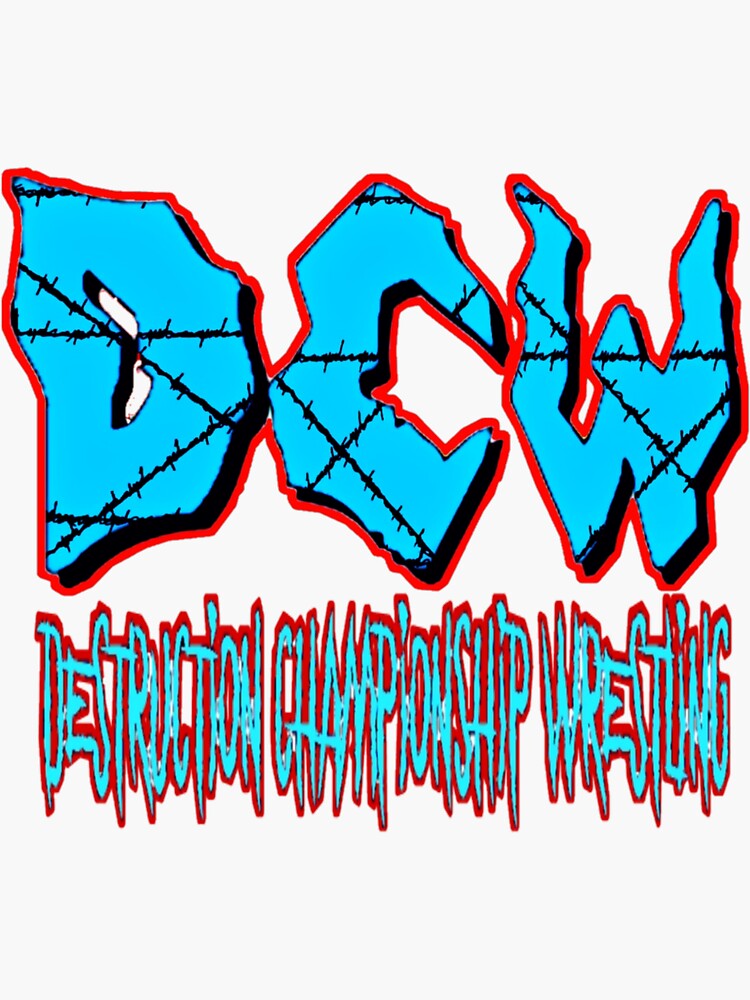 "DCW(New Logo)" Sticker for Sale by DCW-Extreme | Redbubble