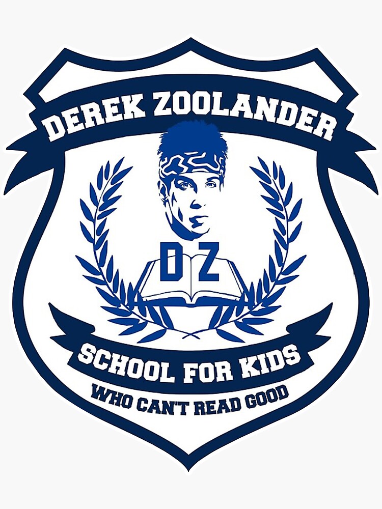 "ZOOLANDER" Sticker for Sale by fennmikah | Redbubble