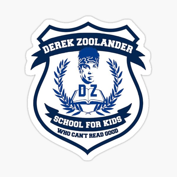 "ZOOLANDER" Sticker for Sale by fennmikah | Redbubble