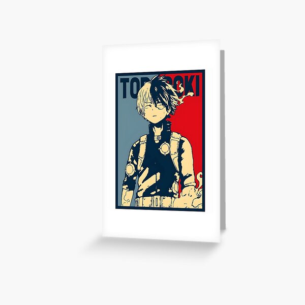 "My Hero Anime Academia Todoroki cute" Greeting Card for Sale by ...