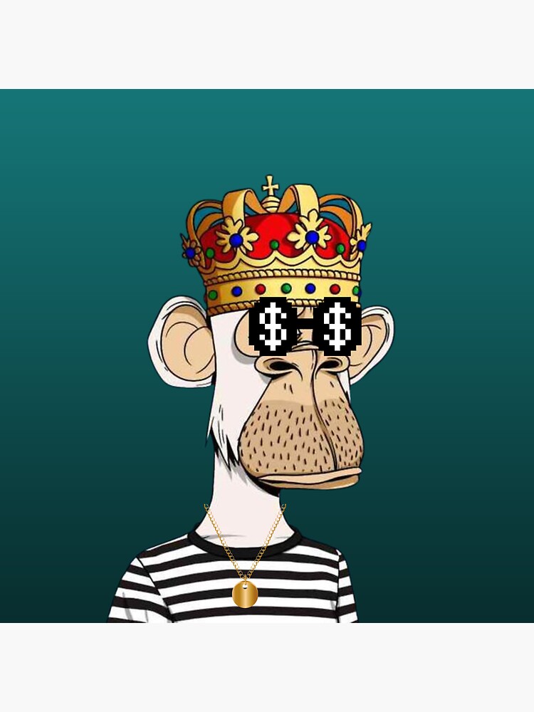 "NFT Art - Bored Ape Yacht Club" Sticker for Sale by Jesevero31 | Redbubble