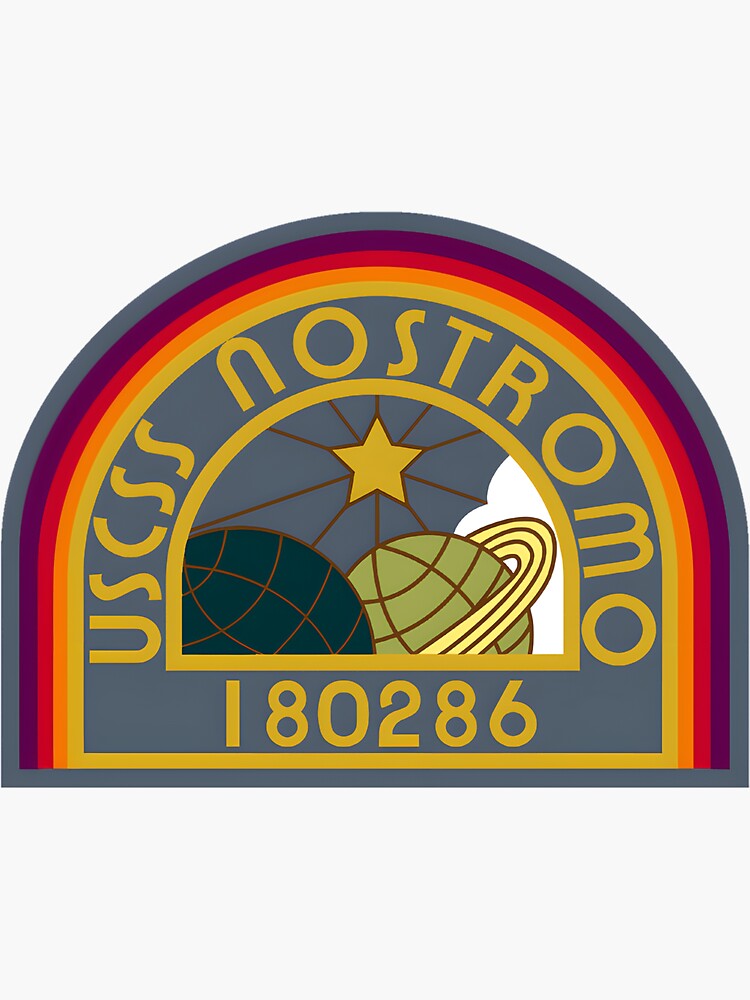 "USCSS Nostromo Classic " Sticker for Sale by eetuamnuaiz | Redbubble