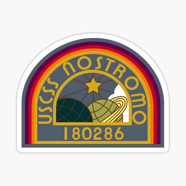"USCSS Nostromo Classic " Sticker for Sale by eetuamnuaiz | Redbubble