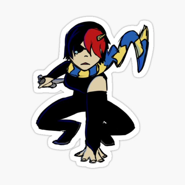"knives chau - Scott Pilgrim's Universe - Knives cut" Sticker for Sale ...