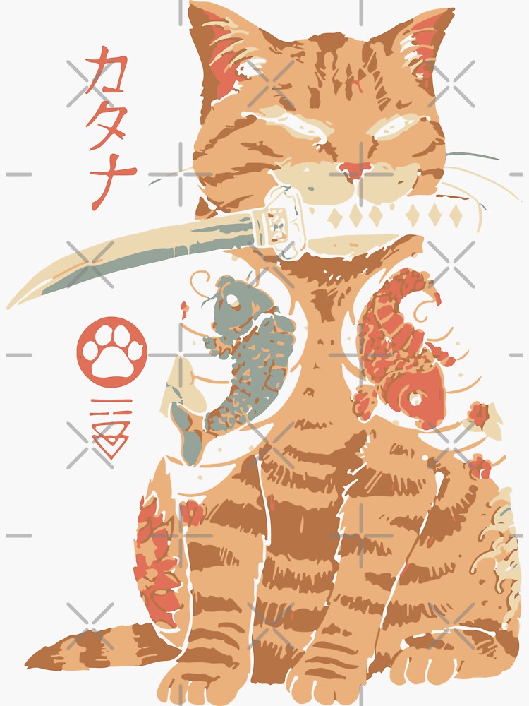 "Catana Redefined" Sticker for Sale by Chic-Merch | Redbubble
