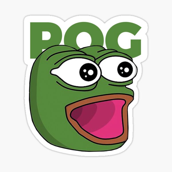 "POG pepe the frog" Sticker for Sale by Dargiula | Redbubble
