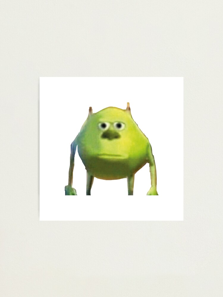 "Mike Wazowski meme" Photographic Print for Sale by Dargiula | Redbubble