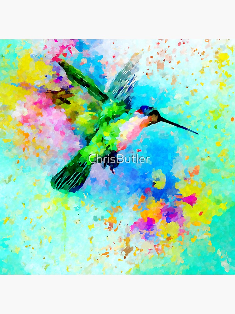 "Hummingbird 5" Sticker for Sale by ChrisButler | Redbubble