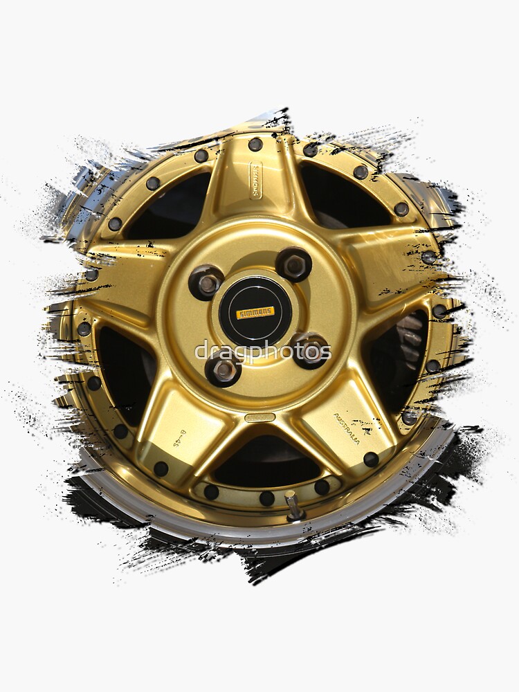 "Simmons Rims Aussie Muscle Classic Muscle Car" Sticker for Sale by ...