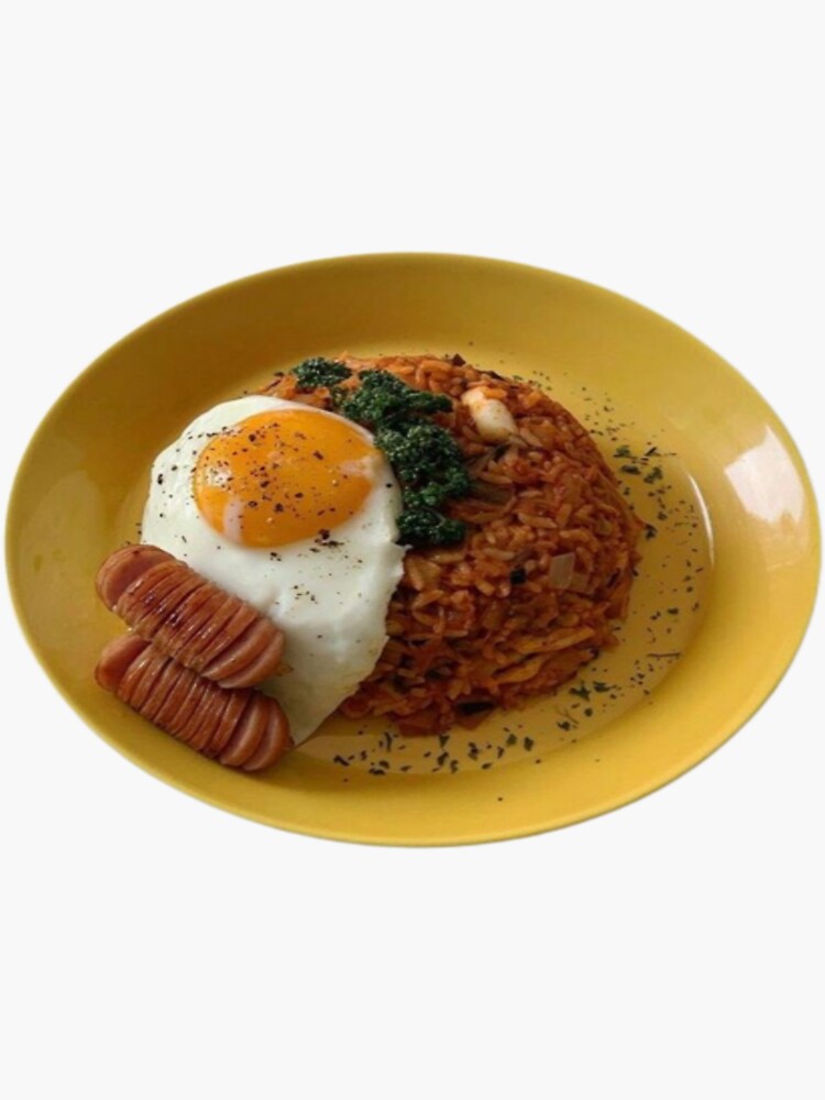 "Kimchi Fried Rice" Sticker for Sale by Kito-Kato | Redbubble