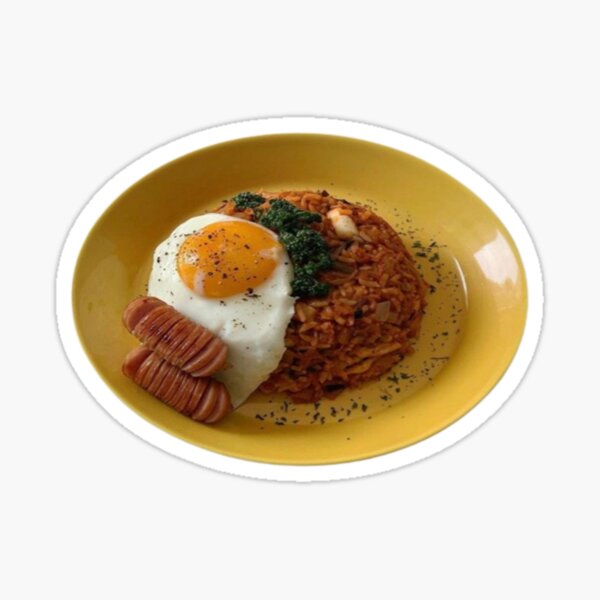 "Kimchi Fried Rice" Sticker for Sale by Kito-Kato | Redbubble