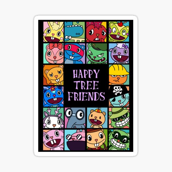 "Happy Tree Friends " Sticker for Sale by GaryDorado | Redbubble