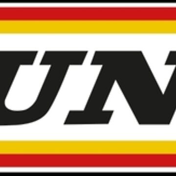 "Vintage Dunlop racing banner and sticker art" Poster for Sale by ...