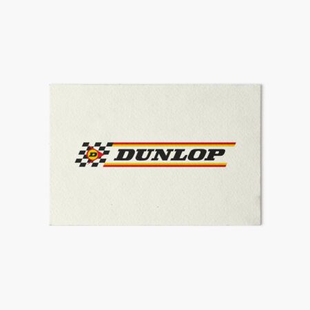 "Vintage Dunlop racing banner and sticker art for light backgrounds ...