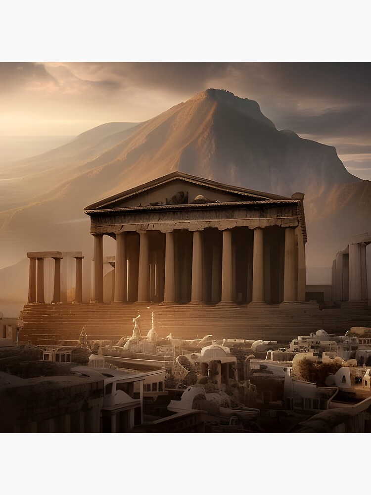 "Rome Ancient Rome Digital Art Pantheon" Poster for Sale by PrintItEtsy ...