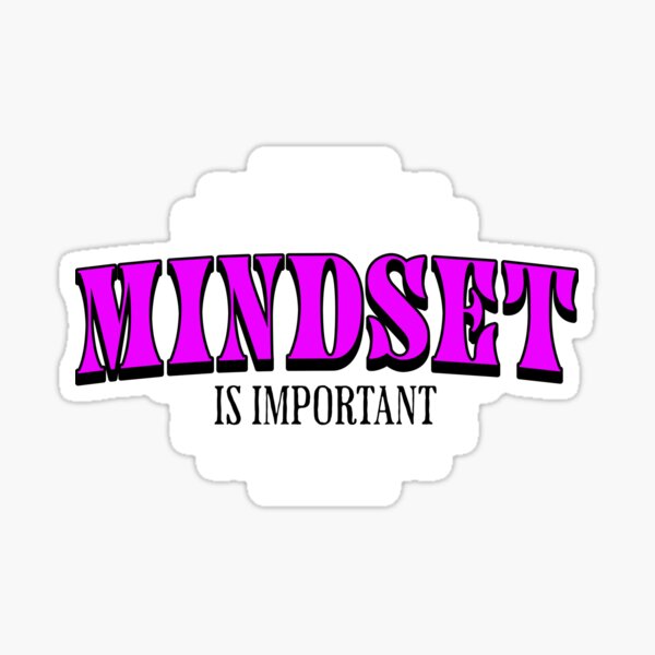 "Growth Mindset " Sticker for Sale by ArtBySymone | Redbubble