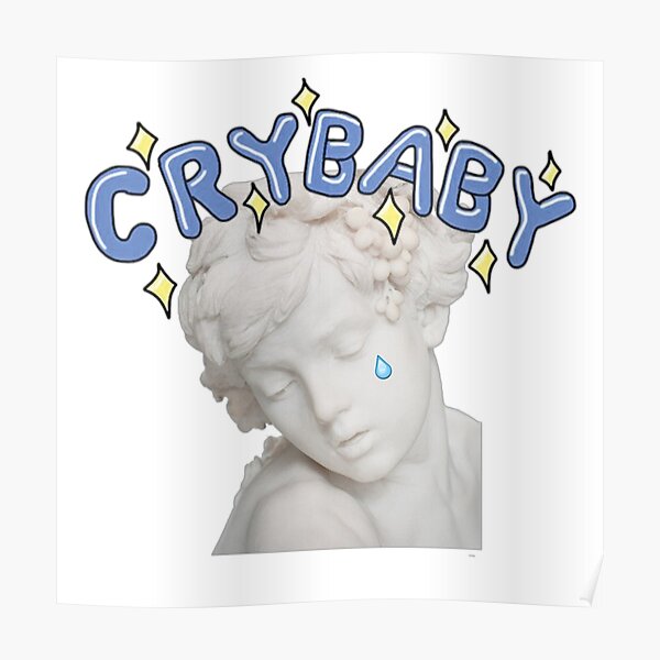 "Crybaby statue" Poster for Sale by Dargiula | Redbubble
