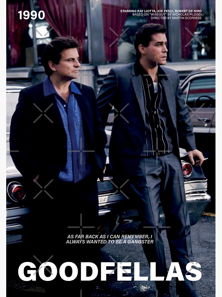 "GOODFELLAS // movie quote poster" Sticker for Sale by 33ll | Redbubble