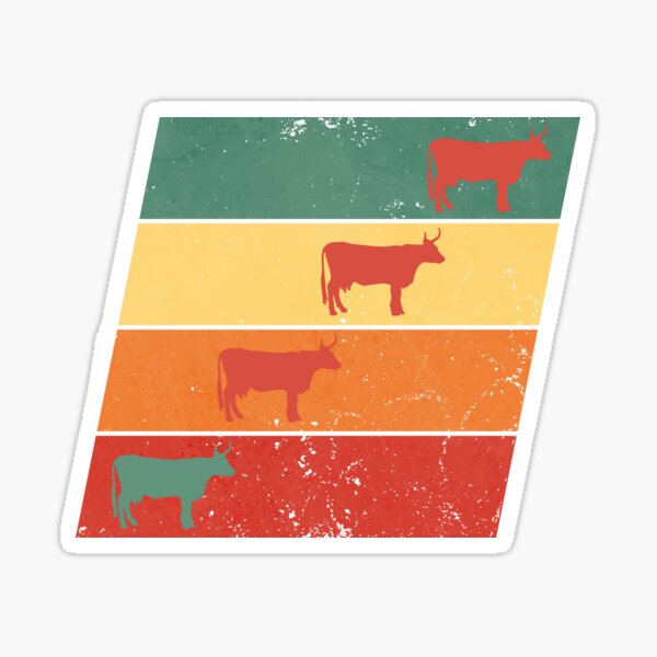 "cow - cows" Sticker for Sale by Cosmateus | Redbubble