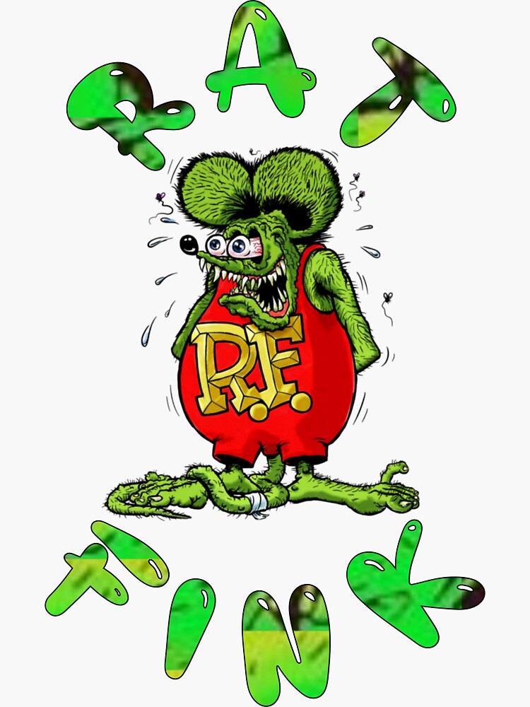 "Rat fink rat fink rat fink " Sticker for Sale by World-art-4-u | Redbubble