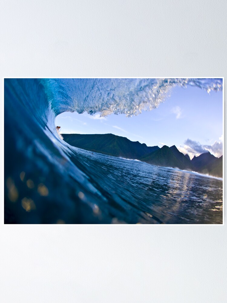 "Teahupoo, Tahiti" Poster by mattryanphoto | Redbubble
