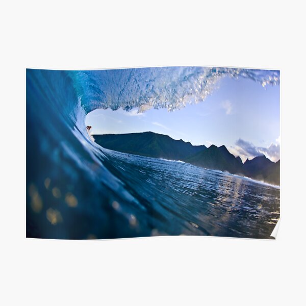 "Teahupoo, Tahiti" Poster by mattryanphoto | Redbubble