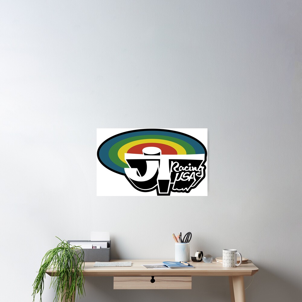 "JT Racing USA Rainbow - Old school BMX" Poster for Sale by YouWantThis ...