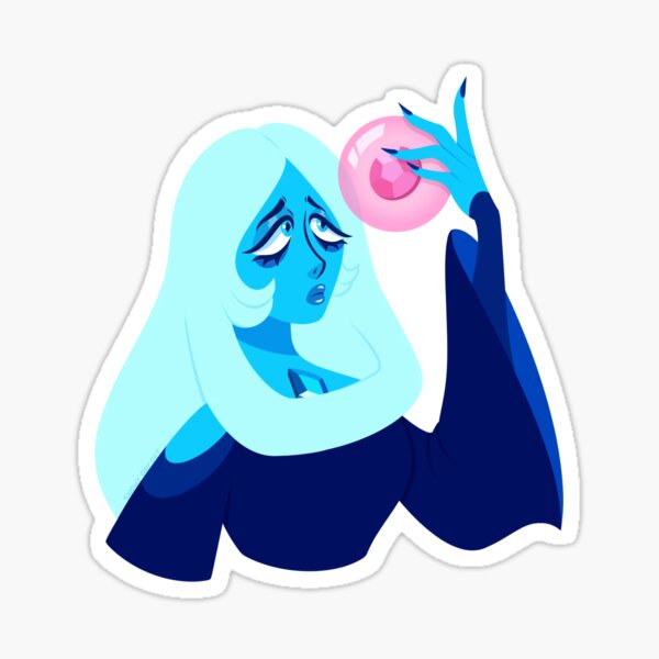 "Blue Diamond" Sticker for Sale by Snowydayout | Redbubble