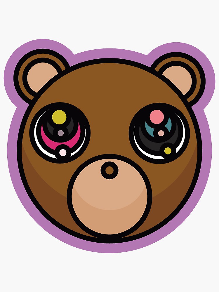 "Dropout Bear" Sticker for Sale by evantrainor | Redbubble