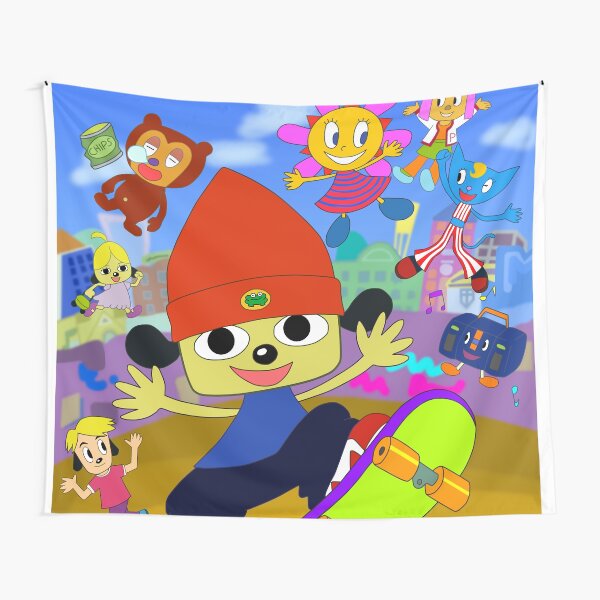 Tela decorativa «Parappa The Rapper Anime Poster» de Assassinhedgie ...