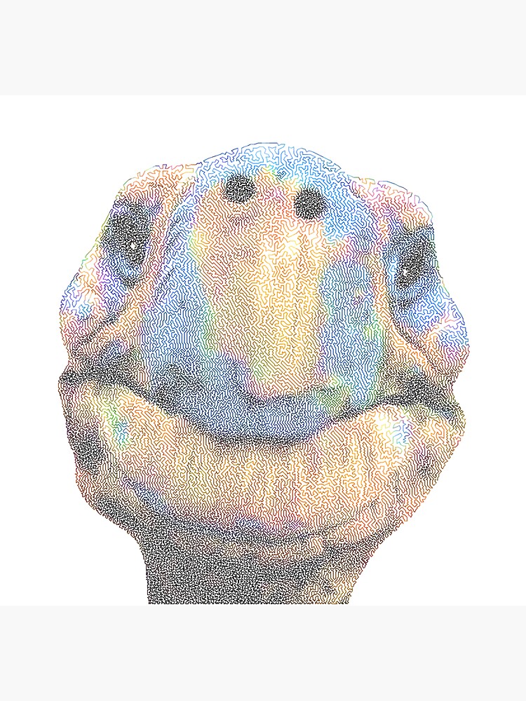 "Weird Turtle Portrait - color TSP-art" Sticker for Sale by virtuPIC ...