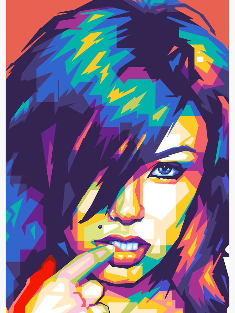 "Artist Wpap Singer popart" Sticker for Sale by rizkydwi | Redbubble