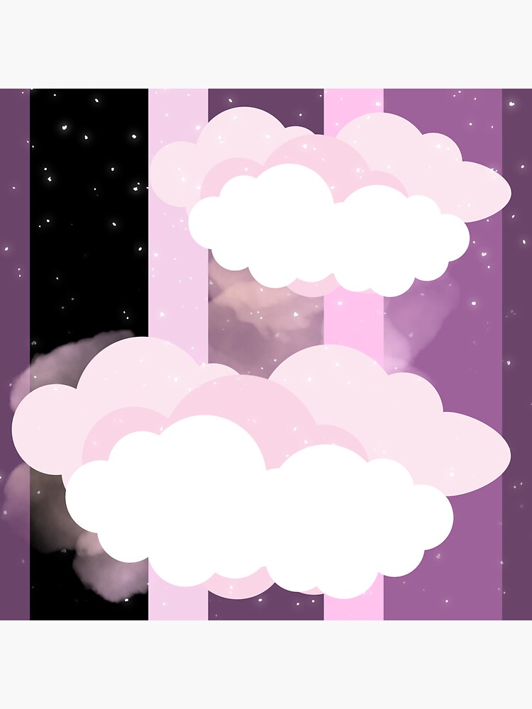 "Pink clouds " Sticker for Sale by Aya-salah123 | Redbubble