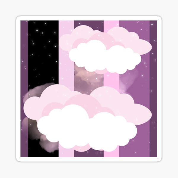 "Pink clouds " Sticker for Sale by Aya-salah123 | Redbubble