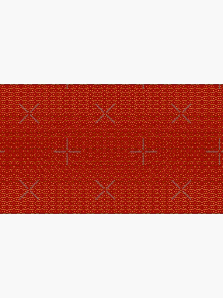 "A Beautiful Red Color Traditional Star Shapes Paatern Design" Sticker ...