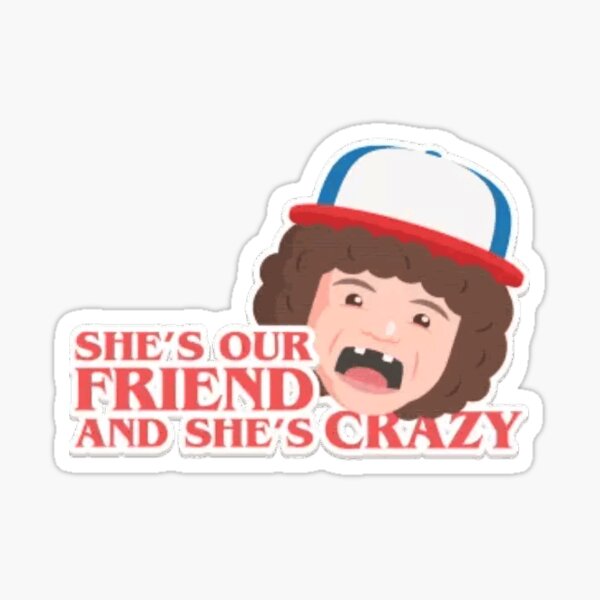 "Dustin of Stranger Things fan art drawing " Sticker for Sale by Your ...
