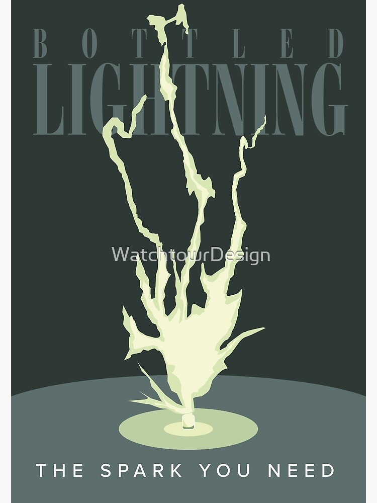 "Bottled Lightning - Slay the Spire Relic " Poster for Sale by WatchtowrDesign | Redbubble