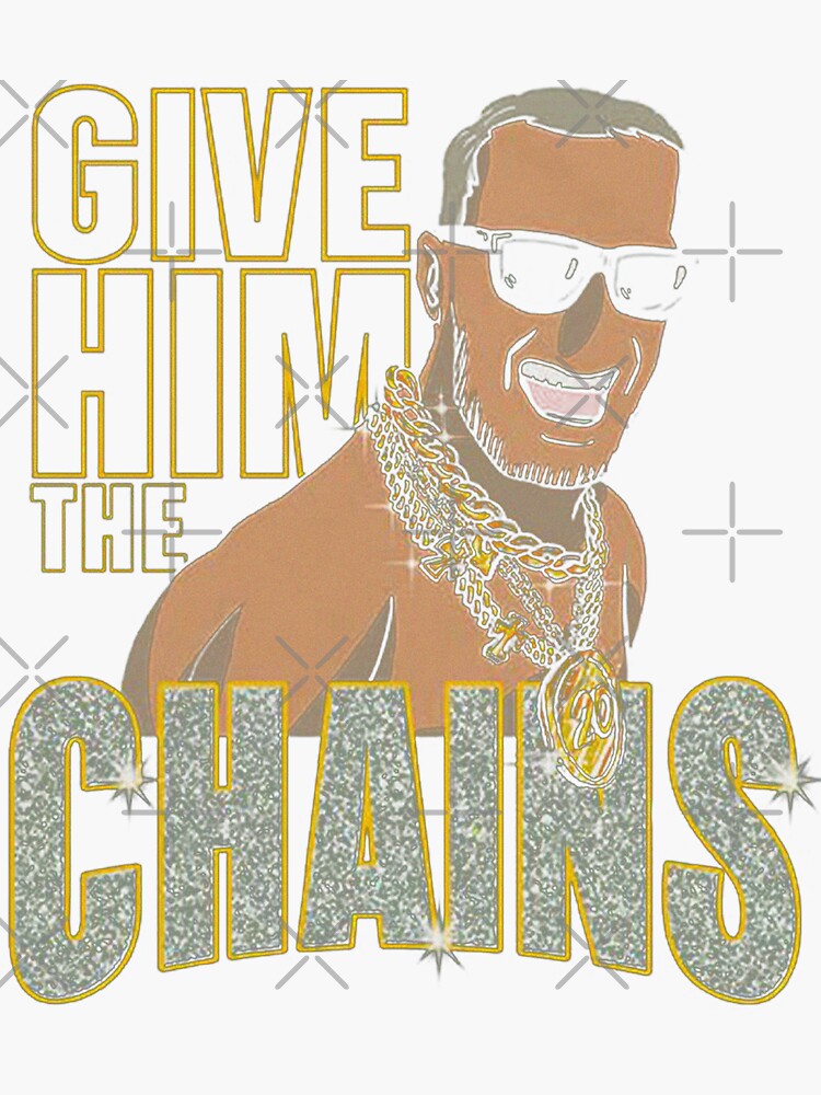 "Kirk Cousins Chains Shirt Give Him The Chains" Sticker for Sale by ...